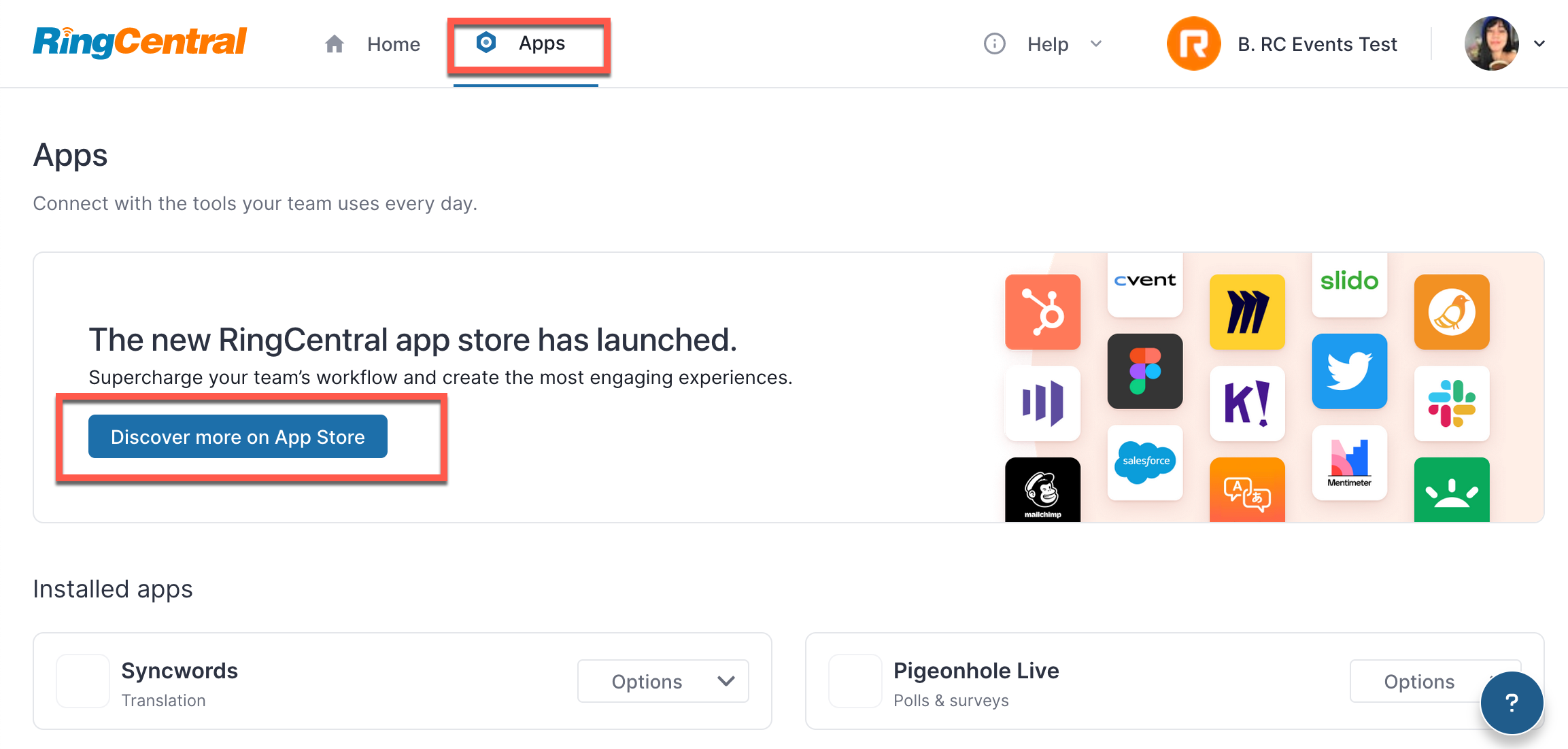 Setting up Webhooks on the RingCentral Events platform – RingCentral Events Setting up Webhooks on the RingCentral Events platform – RingCentral Events